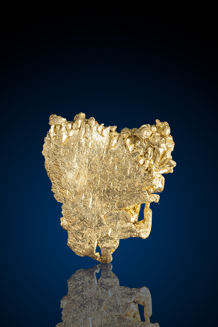 Large and Chunky Octahedron Crystals on this Natural Gold Specimen from ...